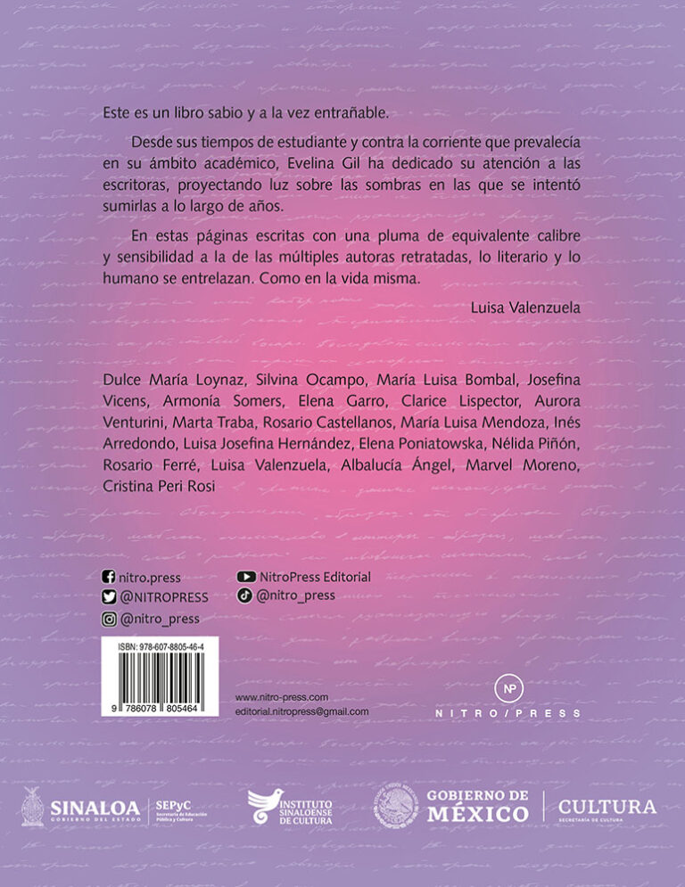 Las calladas del Boom (fragmentos); el nuevo libro de Evelina Gil ...