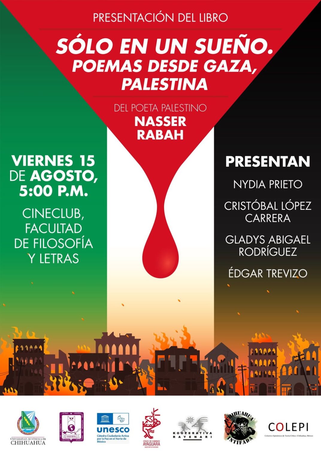 Sólo en un sueño: poemas desde Gaza, Palestina, de Nasser Rabah ...